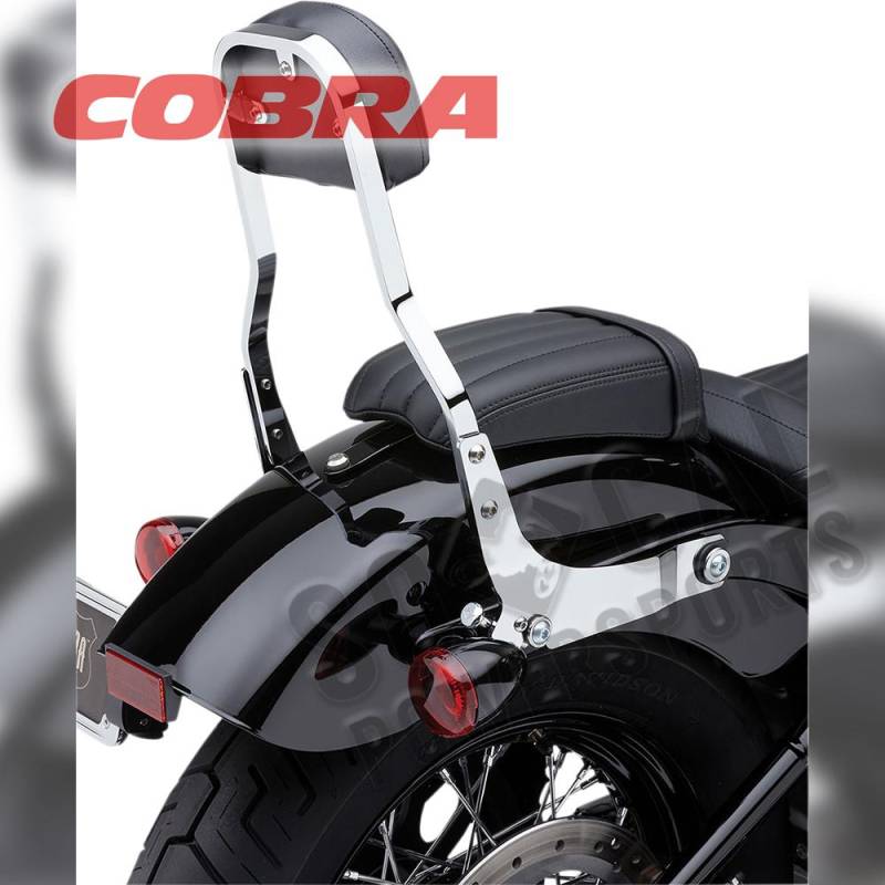Cobra Short Detachable Backrest - Chrome - 602-2042