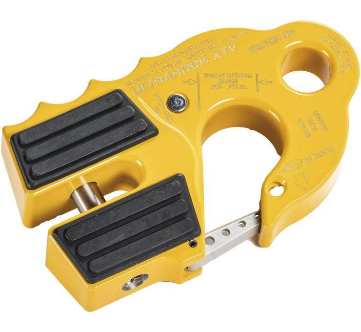 Warn UltraHook XTV Winch Shackle Mount - Yellow - 00275-03
