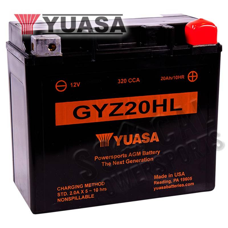 Yuasa Battery Gyz20Hl Fa Sealed - Yuam720Gh