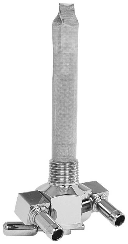 Pingel Designer Power-Flo Petcocks - Dual Outlet - Aluminum - 3311-D-AH