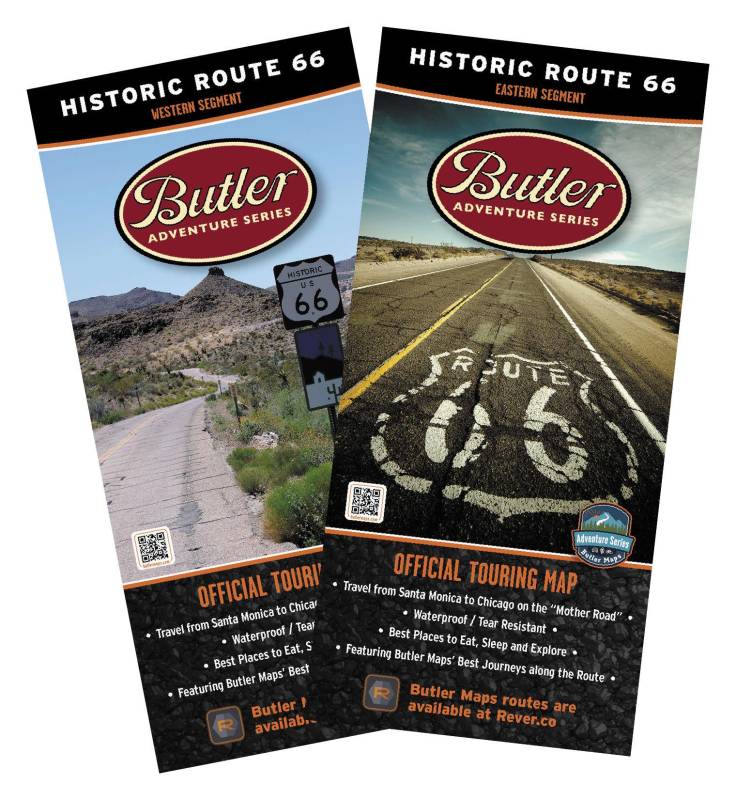 Butler Maps Historic Route 66 Maps - MP-126