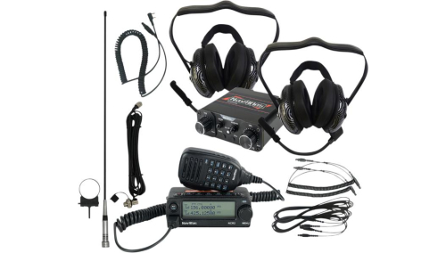NavAtlas Intercom and Radio Kit with Two Behind-The-Neck Headsets - NIRBH2